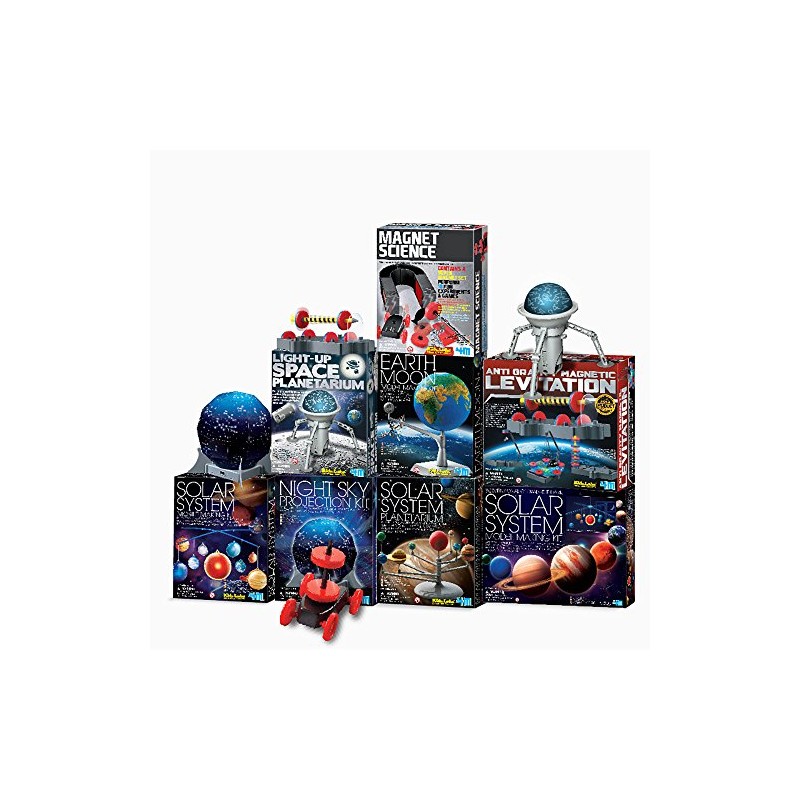 4M 3D Glow in the Dark Solar System Mobile Making Kit