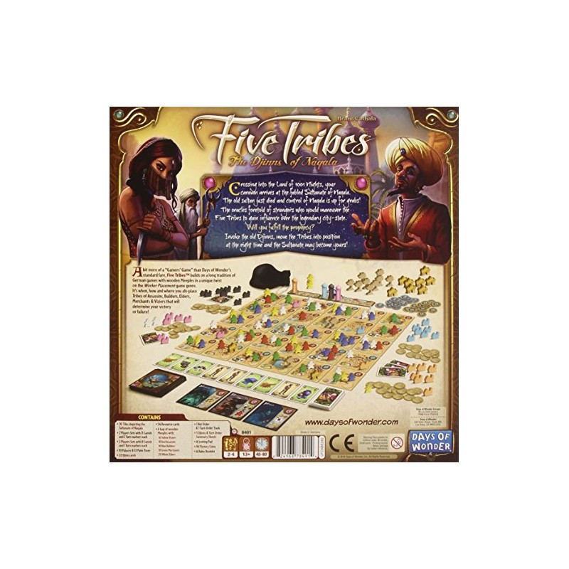 Five Tribes the Djinns of Naqala Board Game