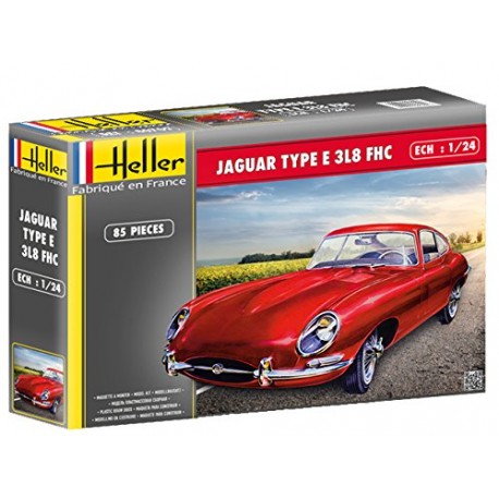 Heller 80709 Jaguar Type E 3L8 FHC Plastic Model Kit, 1