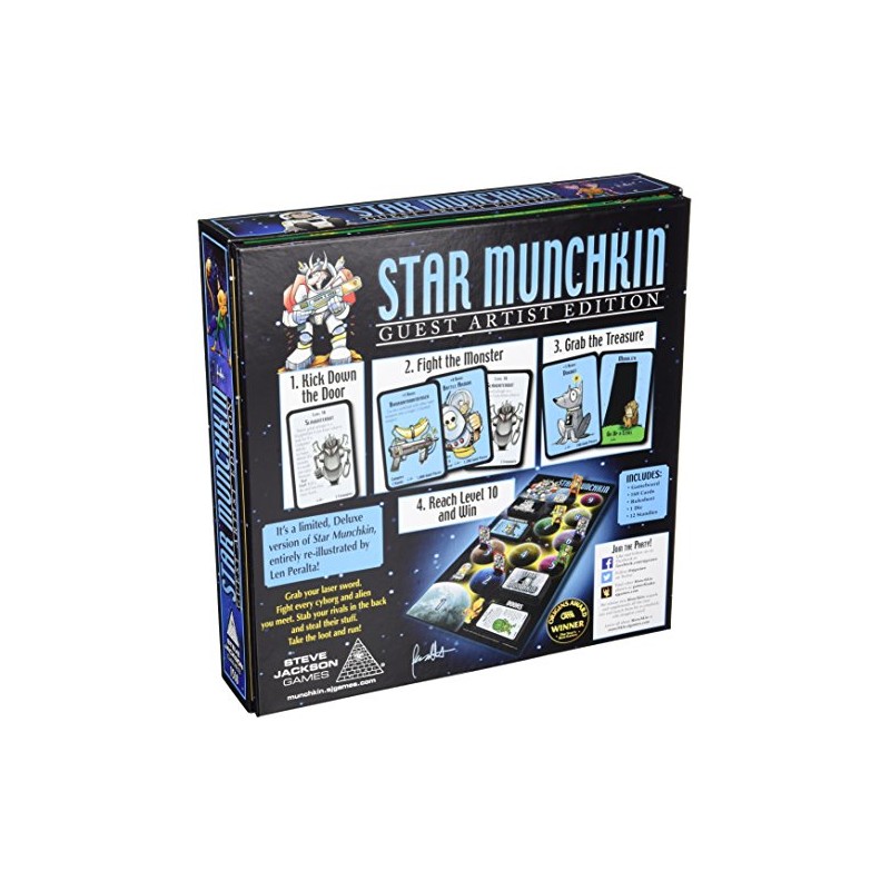 Steve Jackson Games SJG01518 Star Munchkin Guest Artist Edition Board Game