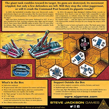 Steve Jackson Games SJG01315 – Ogre 6th Edition Card Game