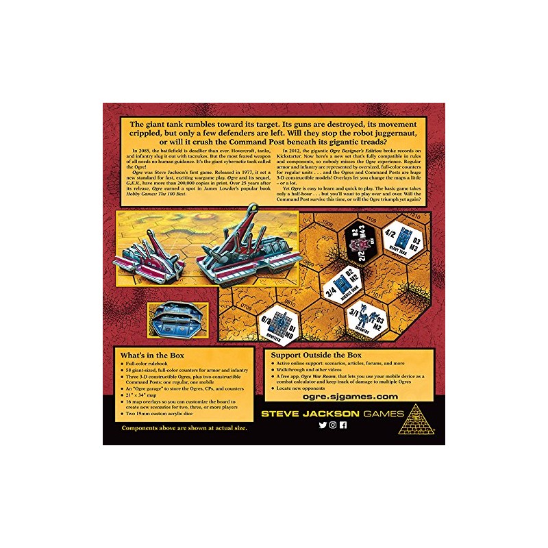 Steve Jackson Games SJG01315 – Ogre 6th Edition Card Game