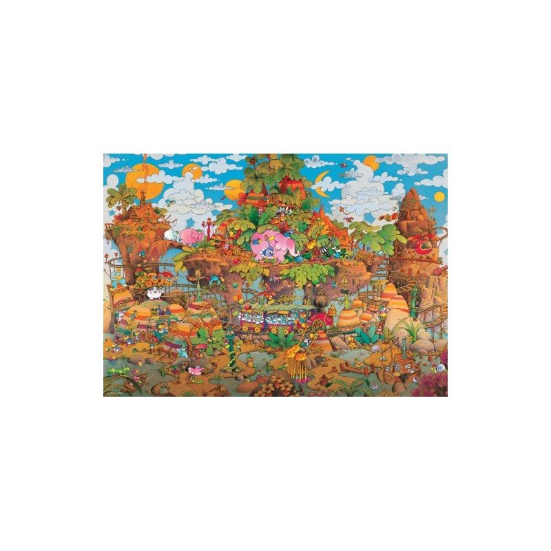 Heye Mordillo Cartoon Train Puzzles (2000