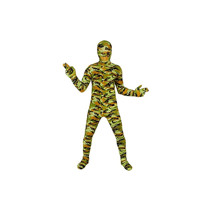 Commando Kids Morphsuit Fancy Dress Costume