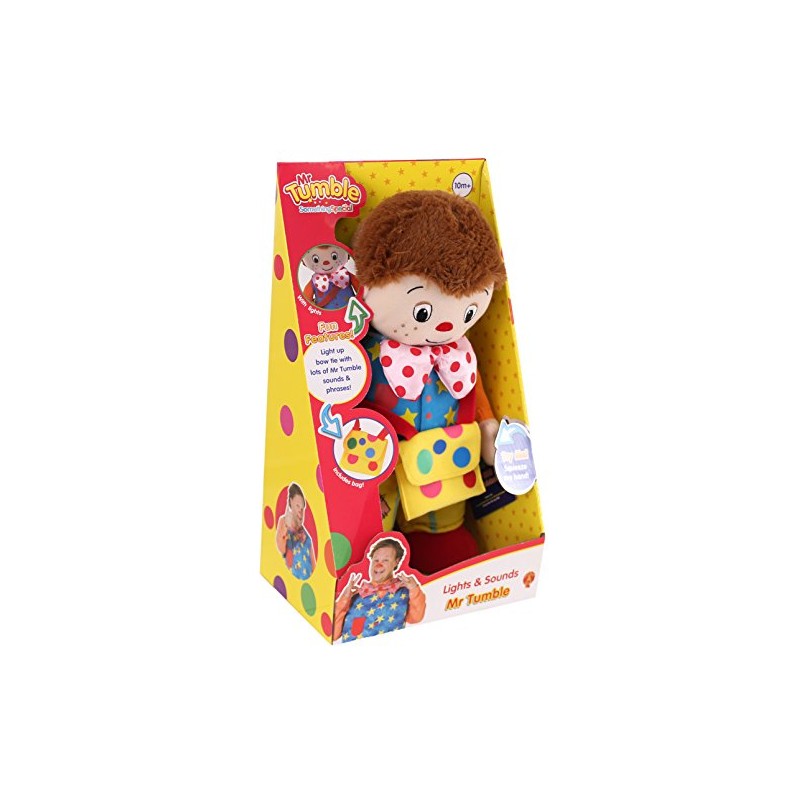 Mr Tumble Soft Toy with Lights and Sounds, 30cm